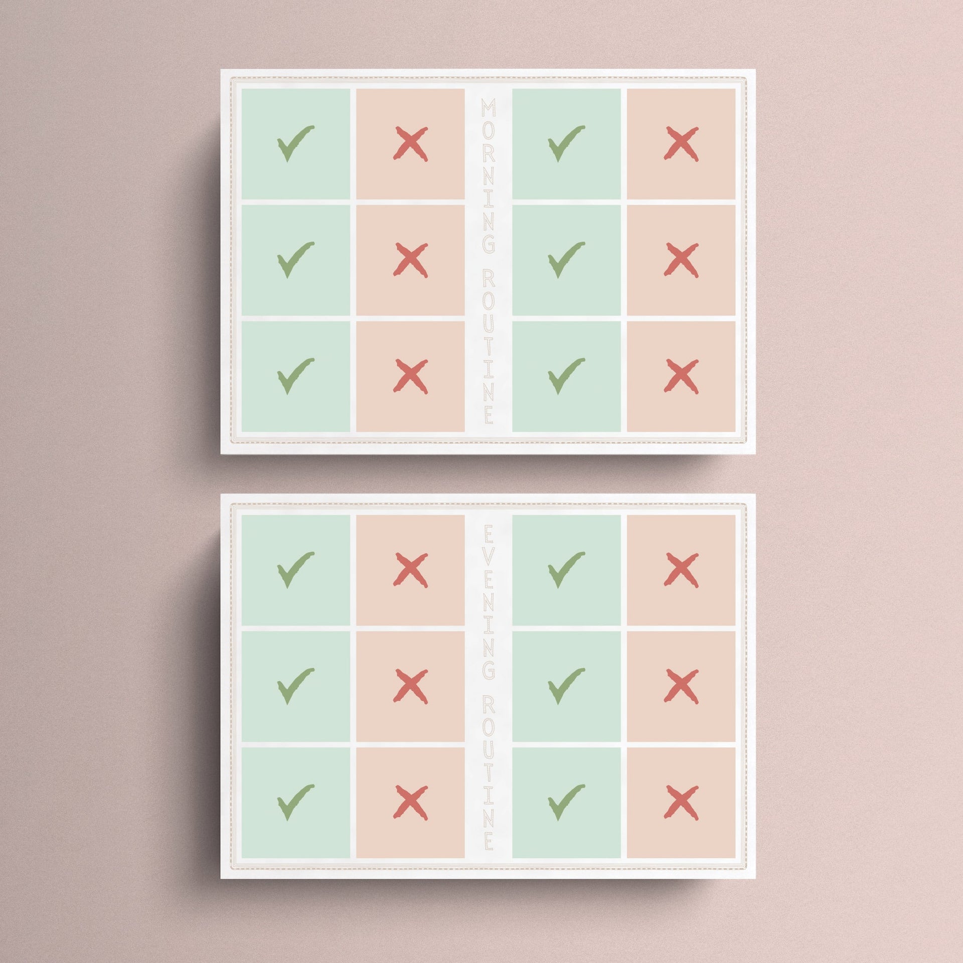 Printable Routine Magnets Chart | The Creative Sprout