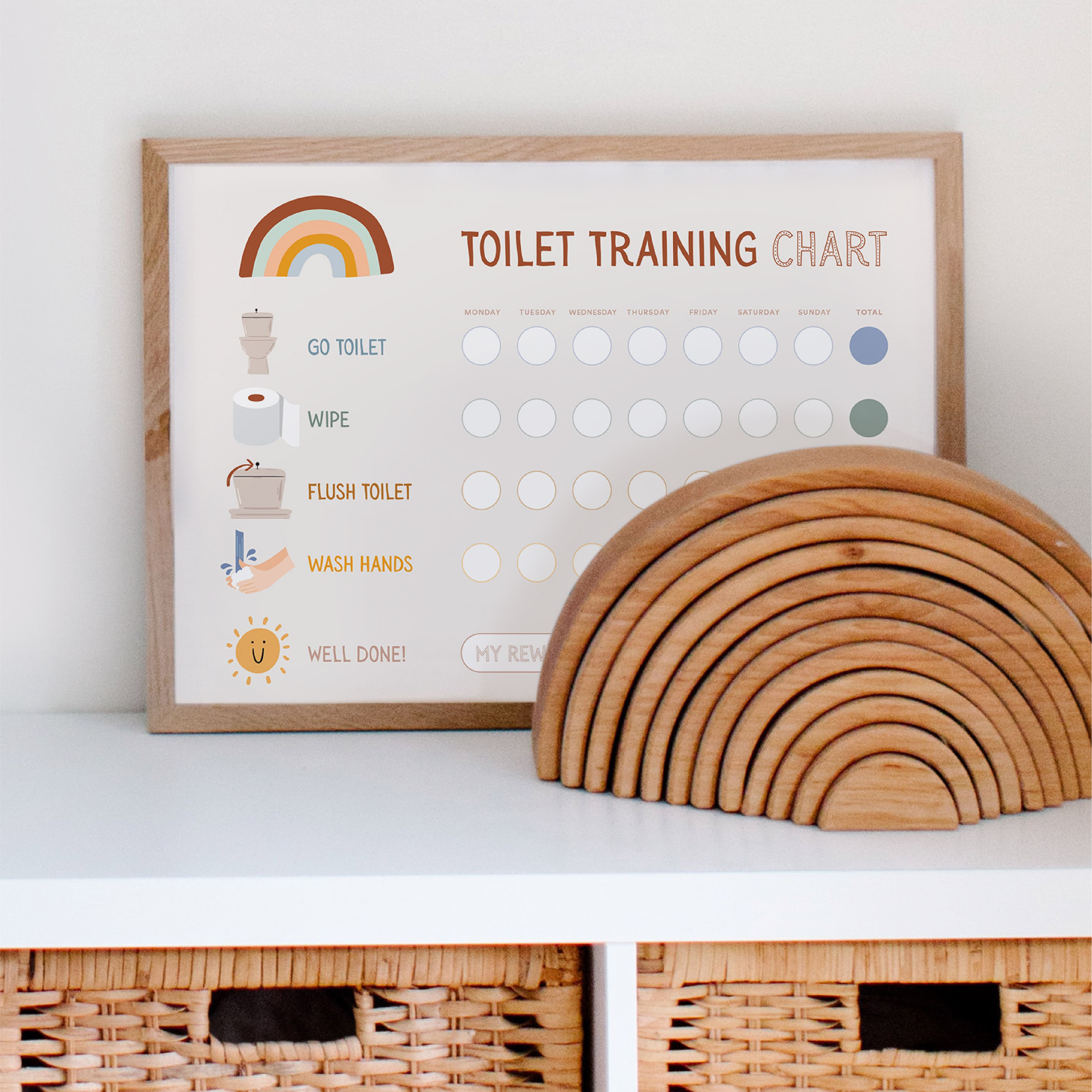 Printable Potty & Toilet Training Reward Charts | The Creative Sprout