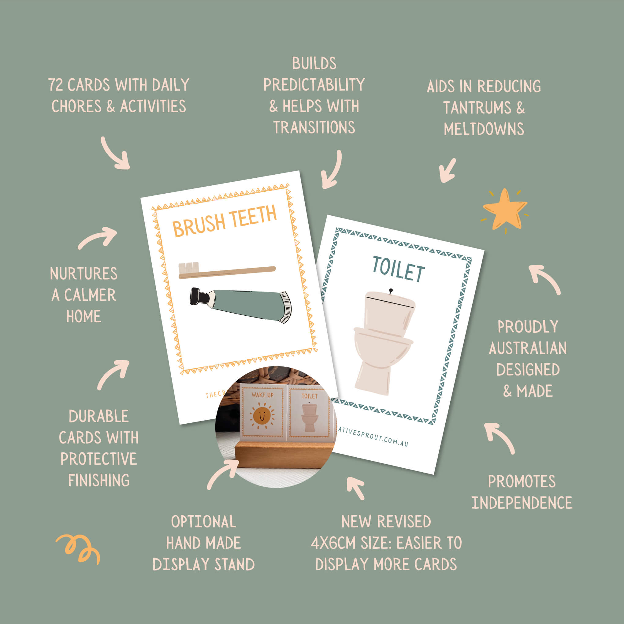 Daily Routine Cards | Organise Children's Schedule | Creative Sprout ...