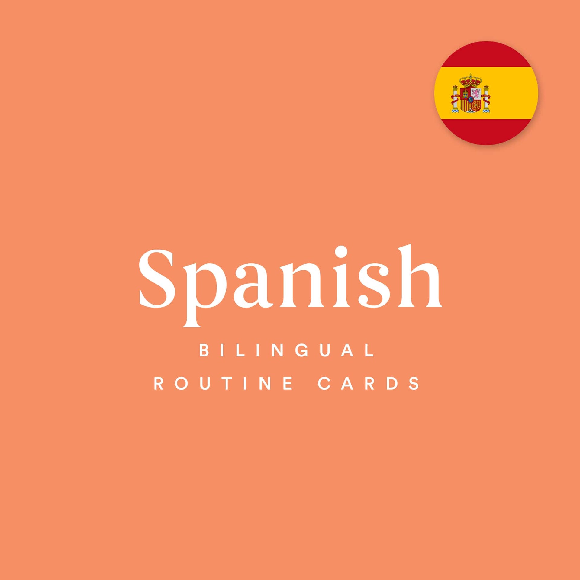 Spanish Routine Cards | Bilingual Flashcards – The Creative Sprout