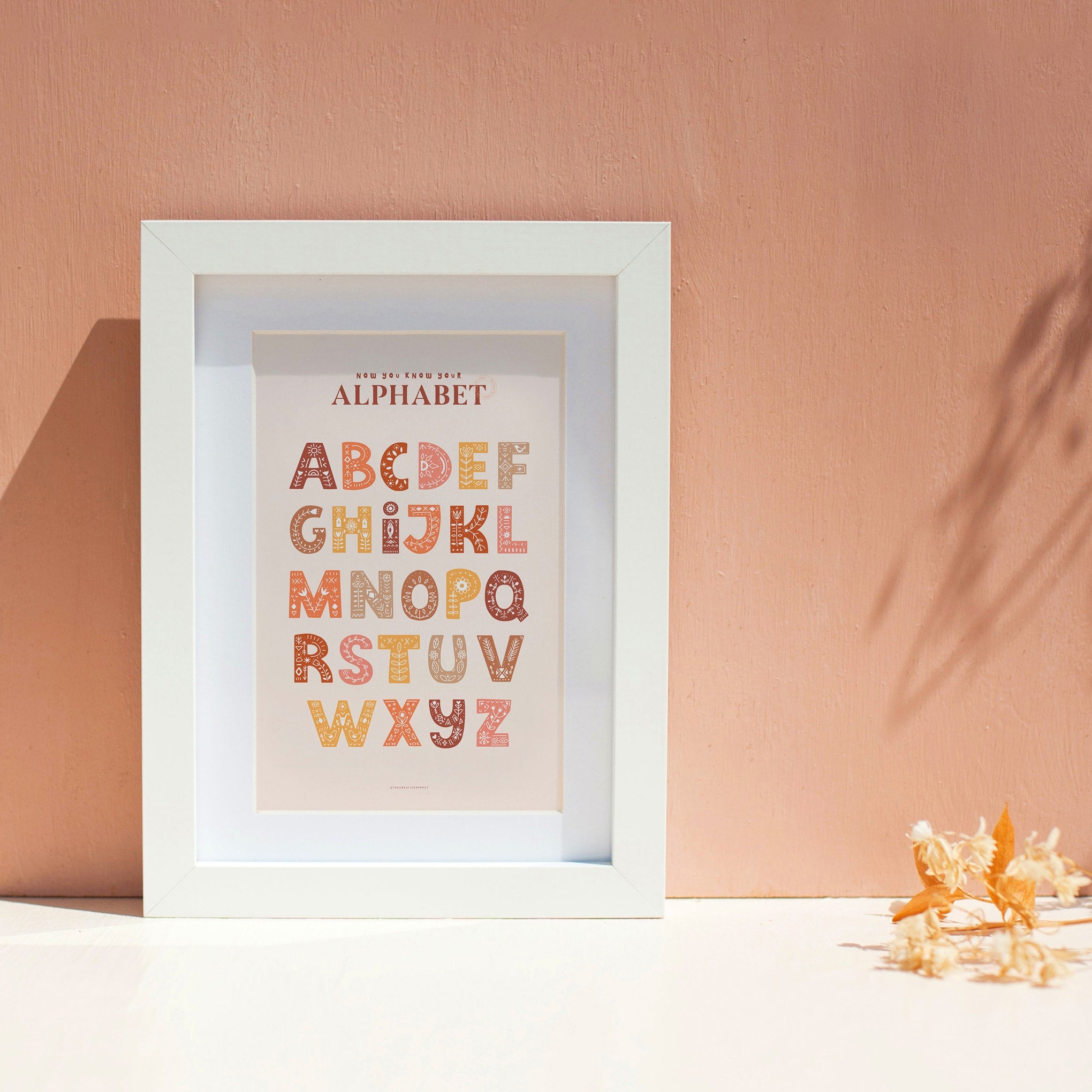Alphabet Poster | Educational Wall Art – The Creative Sprout