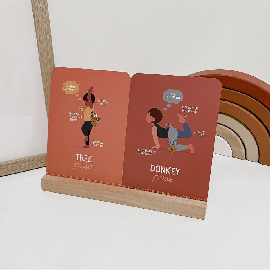 Kids Yoga Cards | Promote Mindfulness | Flash Cards | Creative Sprout ...