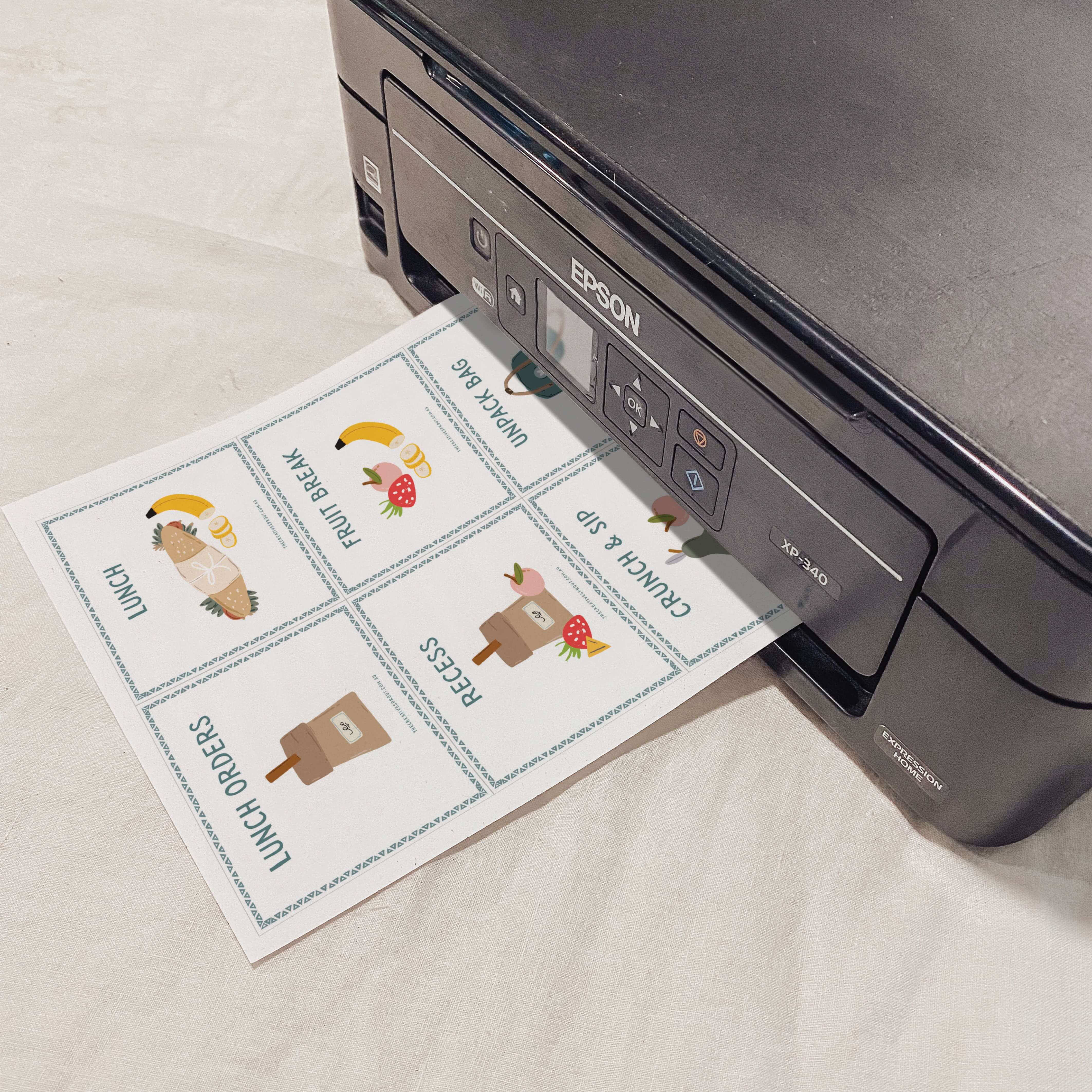 88 Printable School Routine Cards | The Creative Sprout